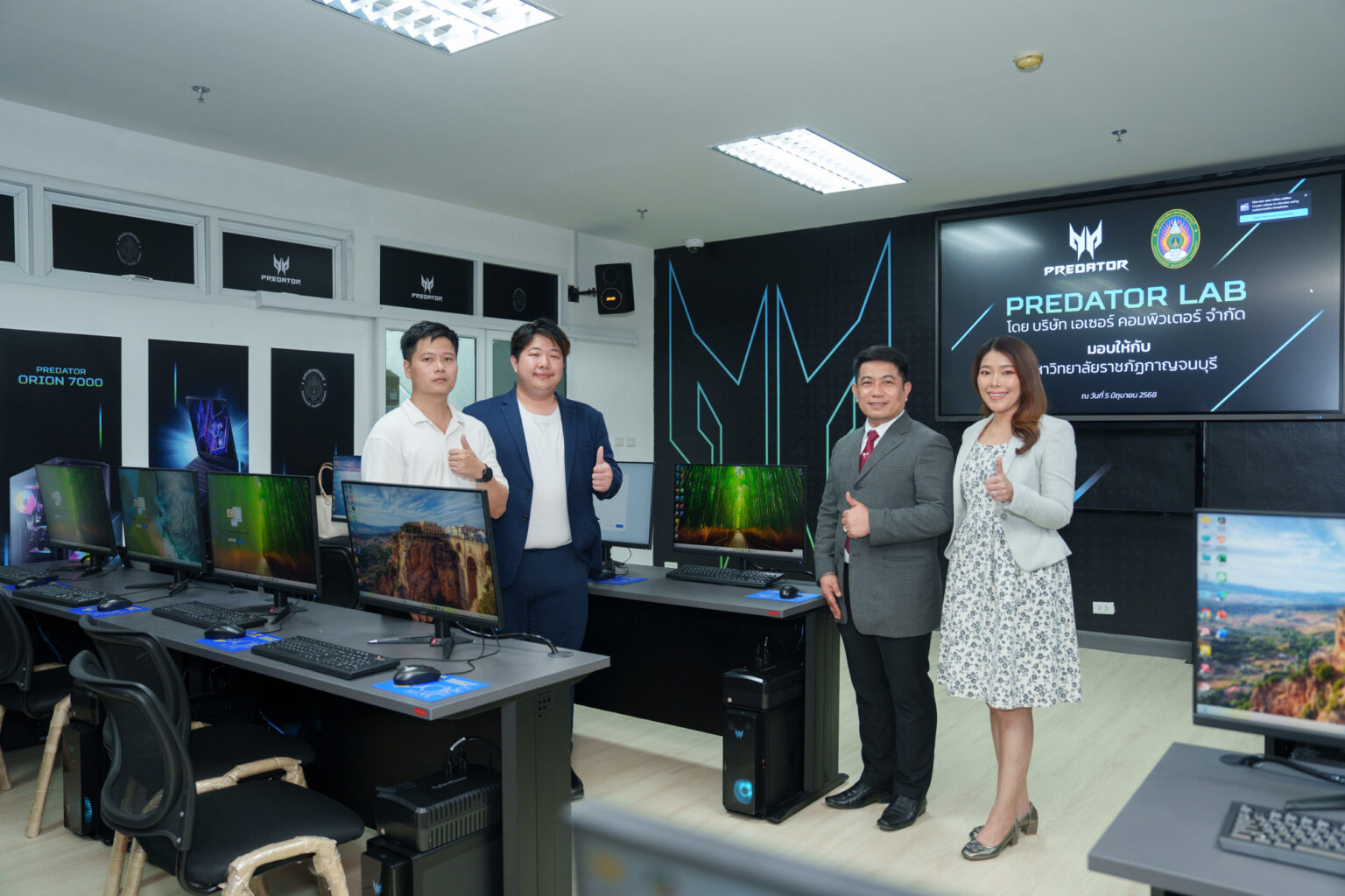 เอเซอร์ร่วมส่งเสริมการเรียนรู้โดยออกแบบและจัดทำห้อง “Predator Lab” ให้ ...